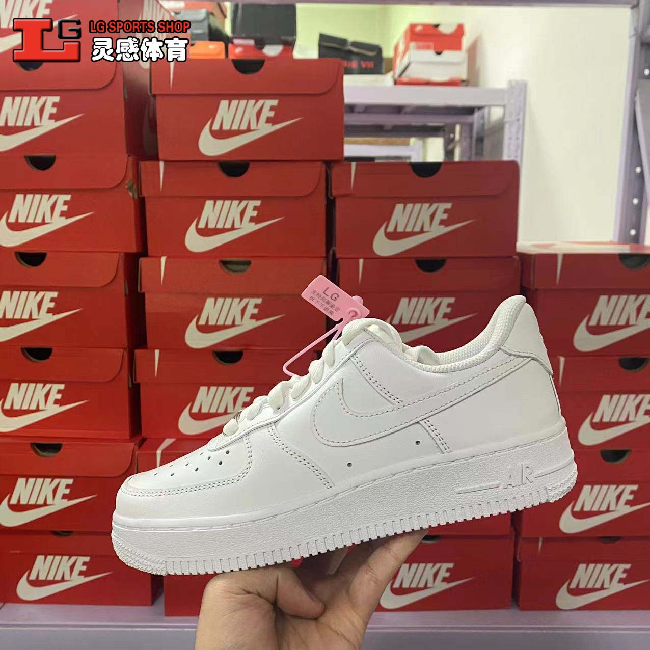 Nike/耐克 Air Force 1 AF1 空军一号女子休闲运动板鞋DD8959-100