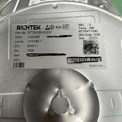 请詢价RT2852BHGQW 封装WQFN-14 DC-DC电维修