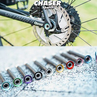 Chaser适用闪电SWORKS车Allez SL87超轻钛合金轮组桶轴杆桶轴