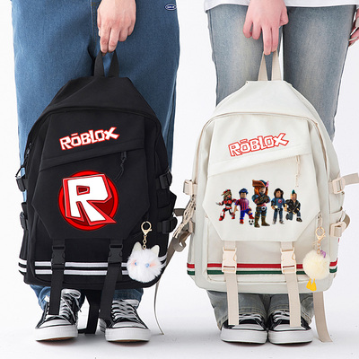 秀洛Roblox书包罗布乐思小学生初中生背包大容量旅行包