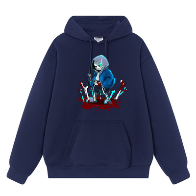 传说之下连帽卫衣 undertale 骷髅兄弟游戏周边sans动漫衣服帽衫