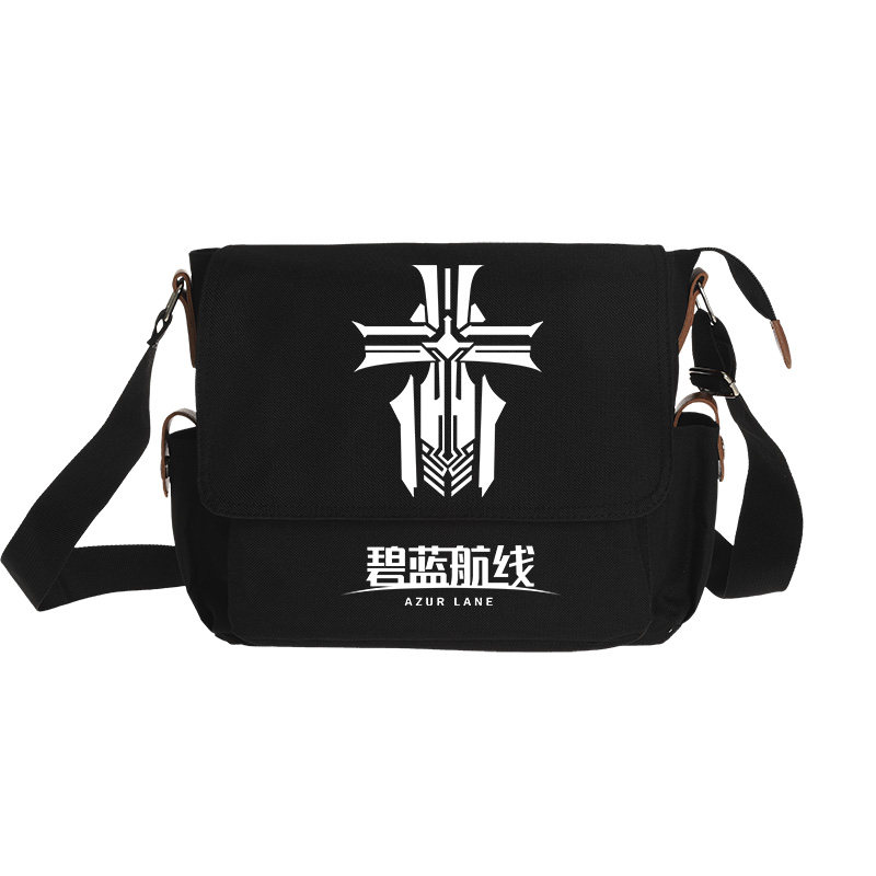 秀洛碧蓝航线斜挎包书绫波男周边双光辉动漫舰b白鹰铁血单肩背包