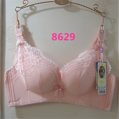 通杯肩带款半件围无钢圈透气文胸