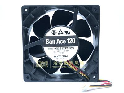 9G1212P1G09全新原装正品 SANACE 120  12V 0.83A变频器高端风扇