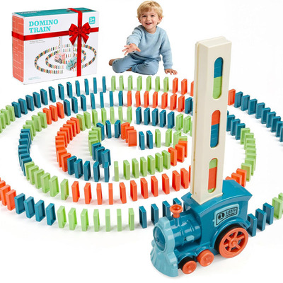 多米诺骨牌火车电动小火车游戏