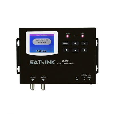 Satlink ST-7001 DVB-C Modulator调制器高清信号转换为DVB-C射频