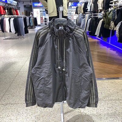 Adidas阿迪达斯三叶草女立领外套