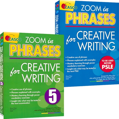 【自营】Casco Zoom In Phrases For Creative Writing 新加坡小学英语创意写作短语作文专项练习 5年级 PLSE 2册精选范文英文原版