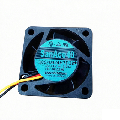 全新三洋SanAce40 109P0424H7D28 24V 0.08A 4015 4cm 变频器风扇