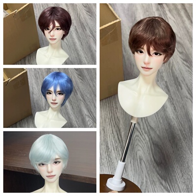 BJD.SD3分4分6分男款马海毛基础短发