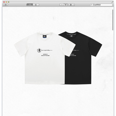 世界高特组织印花宽松短袖