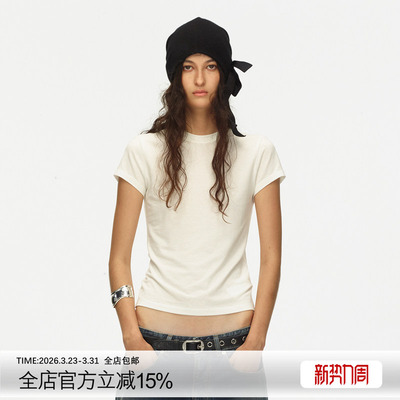 ECHOADE圆领修身显瘦T恤