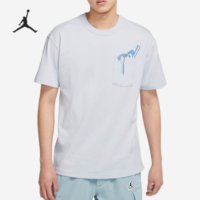Nike/耐克正品JORDAN夏季新款男子运动圆领透气T恤DV9724-085