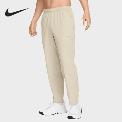 耐克男士梭织宽松透气直筒长裤