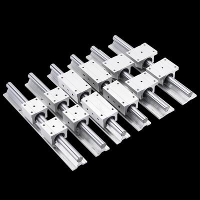 镀铬棒圆柱铝托光轴10123016直线导轨50SBR202540轴承滑块