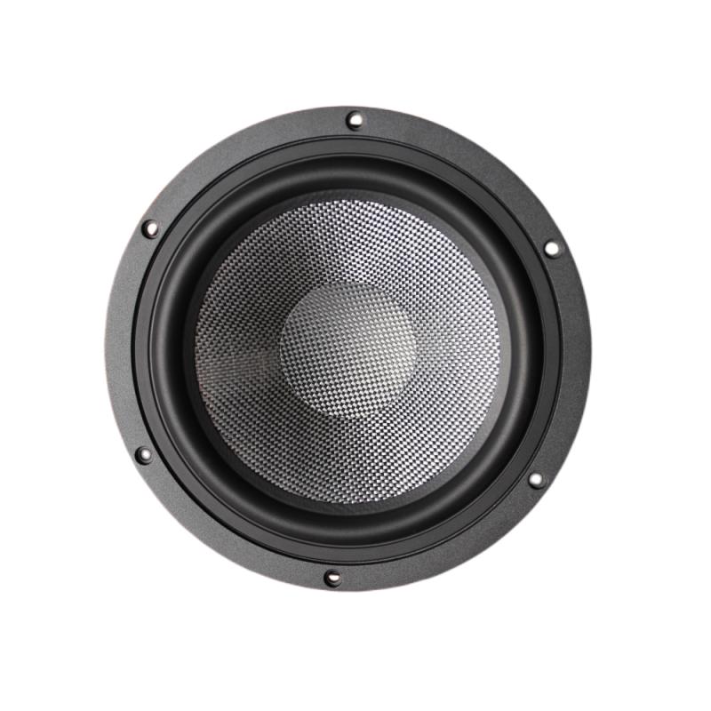GOSI高保真8寸中低音喇叭碳纤玻纤音盆宽松有弹性中音足A-220BK