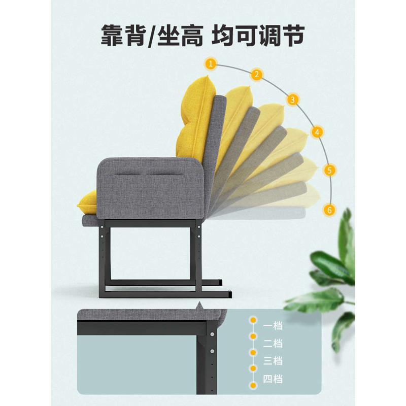 懒人沙发卧室单人电脑沙发椅家用高靠背喂奶沙发休闲阳台折叠躺椅