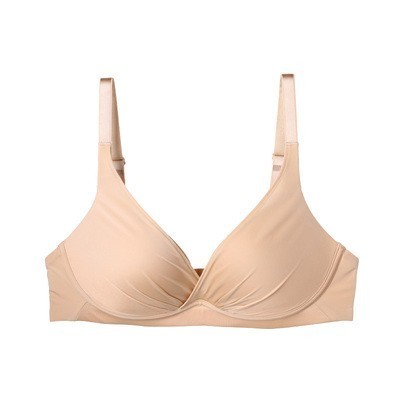 安蓓佳聚拢无钢圈光面无痕内衣E-BRA KB00173