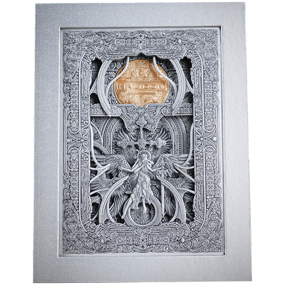 汇奇花切扑克牌收藏纸雕礼盒