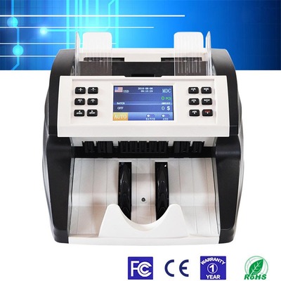 智能金额合计立式外币点验钞机