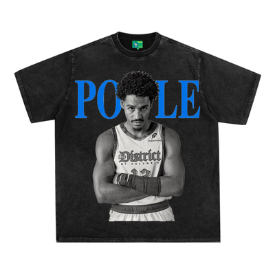 美式复古数码直喷印花圆领T恤