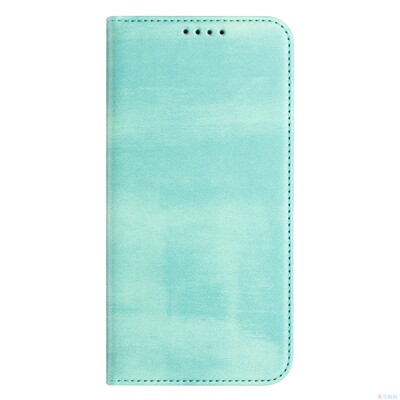 薄荷绿适用GalaxyS25/S24/S23/S22/S21 Ultra/Plus+/FE 5G三星翻盖手机壳S20/S10 4G皮套防摔保护套电话壳