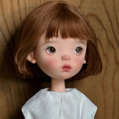 bjd娃6分女娃蓝豆豆呆萌小布sd娃