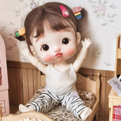 bjd大头娃sd娃6分女娃娃猪猪宝
