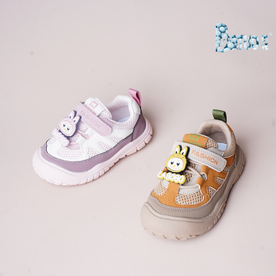 巴托童鞋26春季新品软底防滑休闲儿童潮鞋阿甘宽松透气单鞋603