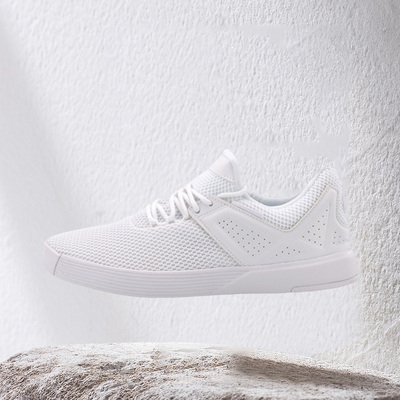 李宁男鞋休闲鞋新款韦德之道透气板鞋小黑鞋运动鞋男ABCM021