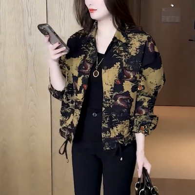 2025新款洋气百搭秋冬显瘦时尚休闲长袖上衣女小个子减龄外套女装