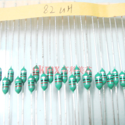 色环电感色码电感TCALN0307-820K 82UH 10% 3*7 3x7mm 100个10元
