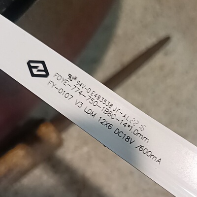 75DQ20T-D灯条F0YE-774-750-1B6C