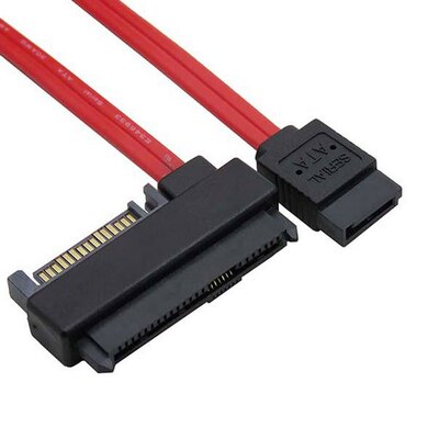 SFF-8482 SAS转SATA线SAS硬盘接主板SATA口转接线15PIN电源口