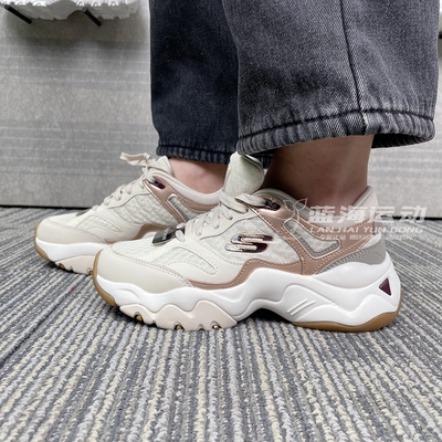 Skechers斯凯奇秋季新款女子透气轻便熊猫鞋时尚耐磨老爹鞋 12958