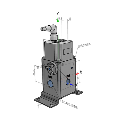SMC原装ITVX2000系列 5.0MPa对应高压电气比例阀 ITVX2030-333BL