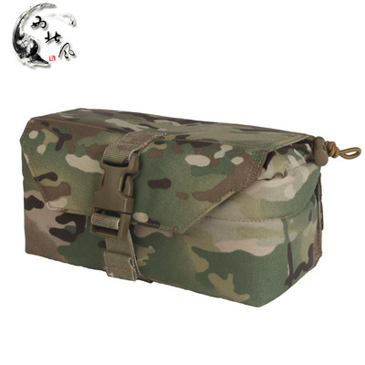 战术双目四目夜视仪同尺寸扩展收纳保护包 PEQ红点支架收纳杂物包