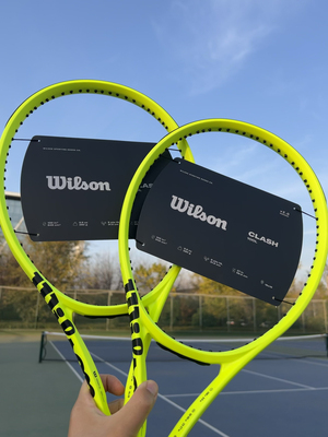 Wilson威尔胜clash 280克 巴黎限定霓虹黄荧光黄全碳素专业网球拍