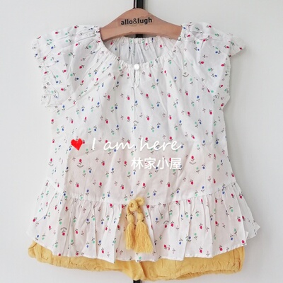 alfonso夏款女童两件套装