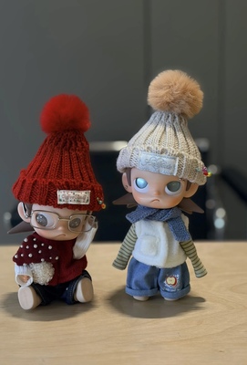 嘎子姐圣诞装套装可爱zsiga红色衣服羊羔绒马甲帽子1/8娃衣圣诞帽