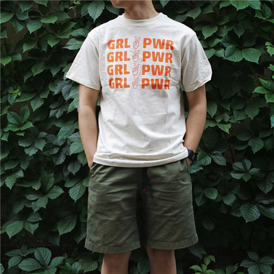 环ntage再生古着剪刀短袖