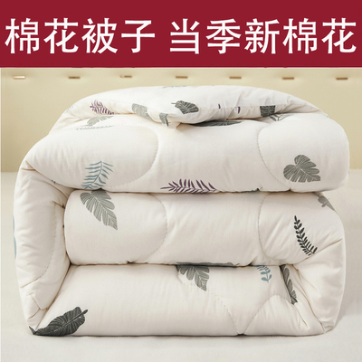 新疆棉花被子冬被棉被宿舍单人160*220学生被芯春秋冬纯棉絮全棉