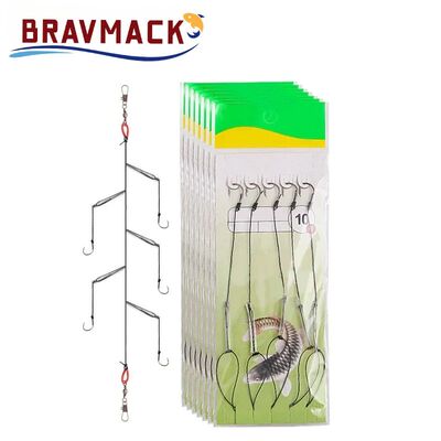 5pcs/pack String Hooks 3 # -13 #   High Carbon Steel Fishing