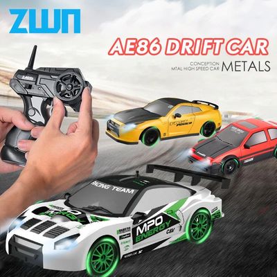 2.4G RC CAR With LED Light 4WD Remote Control Drift Cars Pro