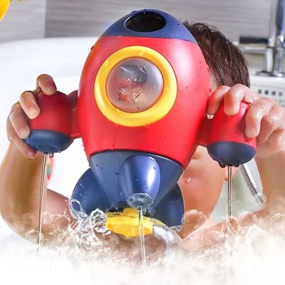 Q version shower rotating spray rocket water splashing handh