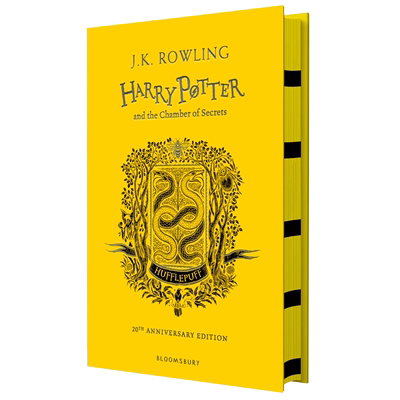 进口原版 哈利波特与密室 二十周年纪念赫奇帕奇精装版 英文原版 Harry Potter and the Chamber of Secrets 全英文版原著进口