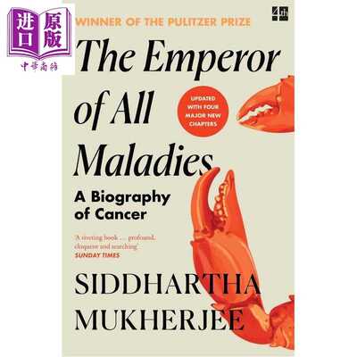 进口原版 *众病之王 癌症传 英文原版 The Emperor of All Maladies A Biography of Cancer Siddhartha Mukherjee   Fourth Estat
