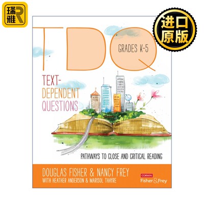 进口原版 如何通过基于文本的问题教学生学习精读  英文原版 Text-Dependent Questions Grades K-5 文本精读与批判性阅读教学