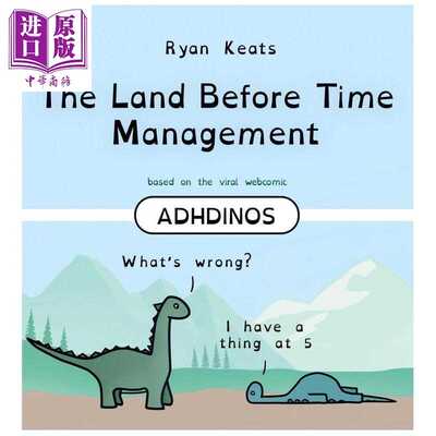 进口原版 *一只有ADHD的小恐龙 The Land Before Time Management ADHDinos 英文原版 Ryan Keats 全彩科普漫画   Union Square &