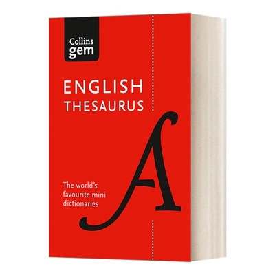 进口原版 柯林斯英语小词典 第八版 英文原版 Collins Gem English Thesaurus 英文版 Collins Dictionaries 进口英语原版书籍